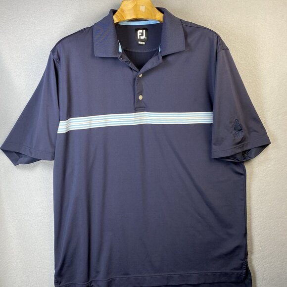 FootJoy | Shirts | Footjoy Polo Shirt Men Extra Large Xl Dark Blue Golf ...